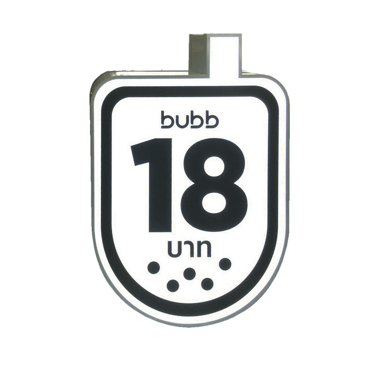 ป้ายไฟ LED 1 ด้าน 45x66ซม (กันน้ำ) - Bubb
